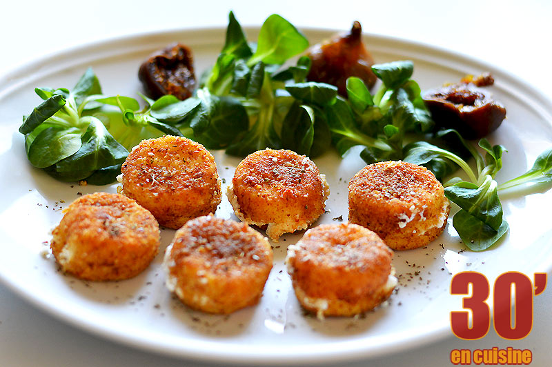 Fromage de chèvre frais pané | 30 minutes en cuisine