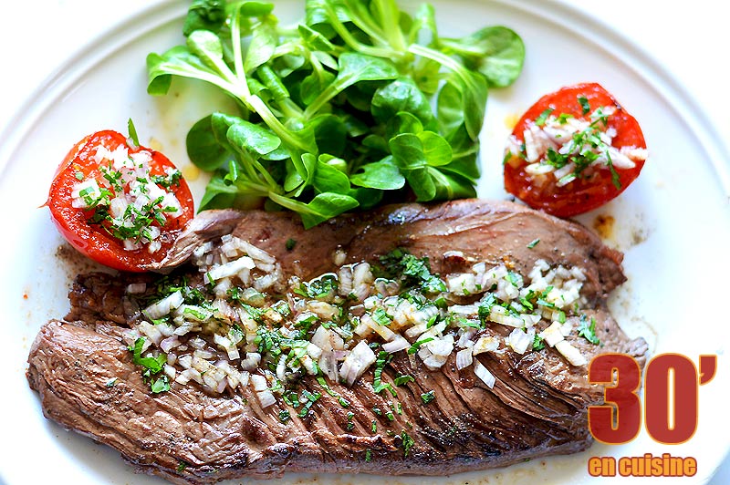 Onglet à l’échalote | 30 minutes en cuisine