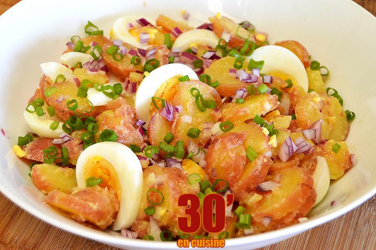 Salade de pommes de terre rouges | 30 minutes en cuisine